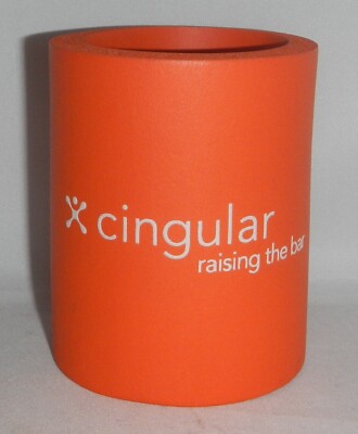 Cingular Wireless Telecommunications Phone Company Logo Foam Drink Can ...