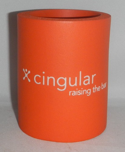 Cingular Wireless Telecommunications Phone Company Logo Foam Drink Can ...