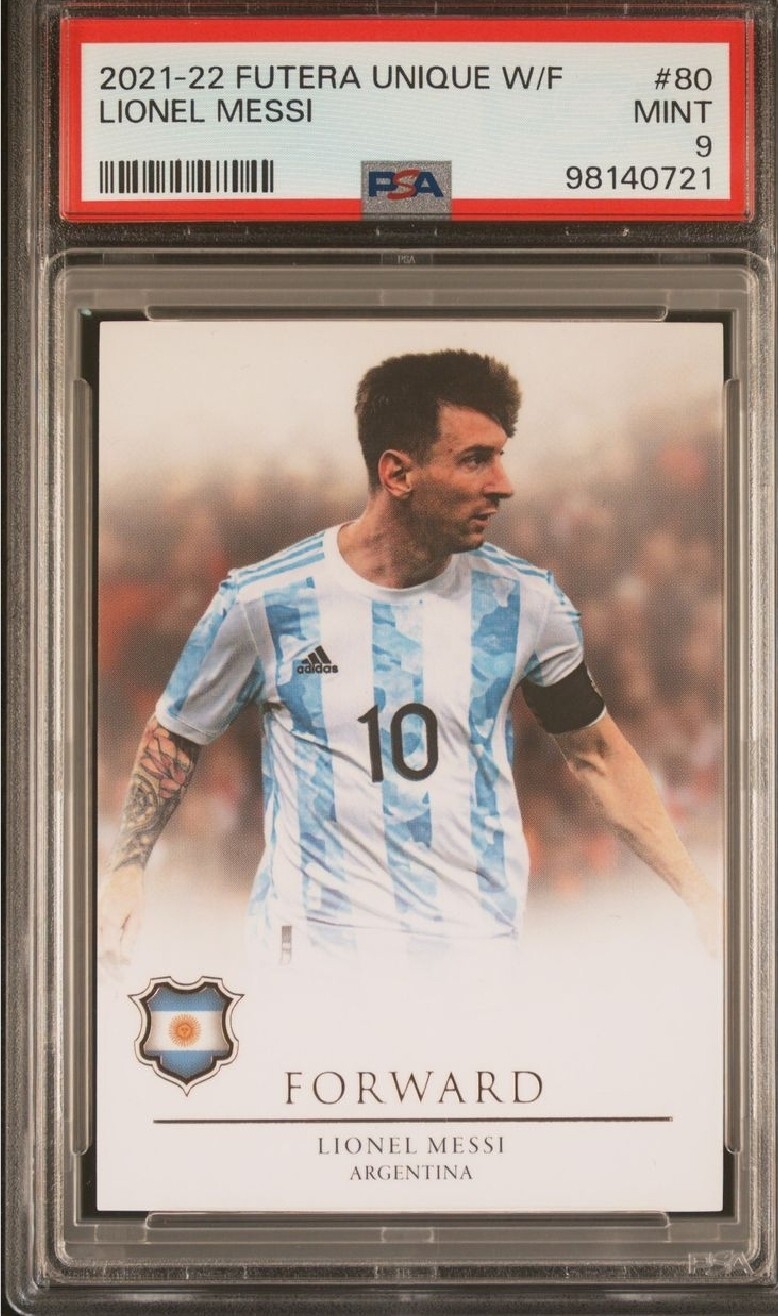 Lionel Messi 2021 Futera Unique World Football #LGD13 Legacy /36 Price ...