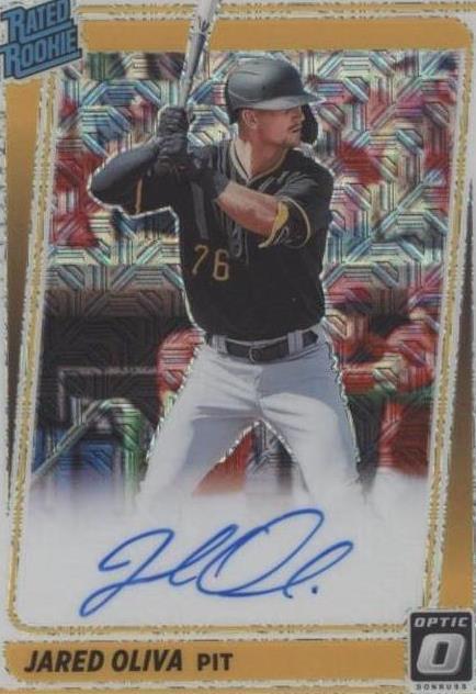 2021 Panini Donruss Optic - Rated Rookie Signatures Jared Oliva #RRS-JO ...