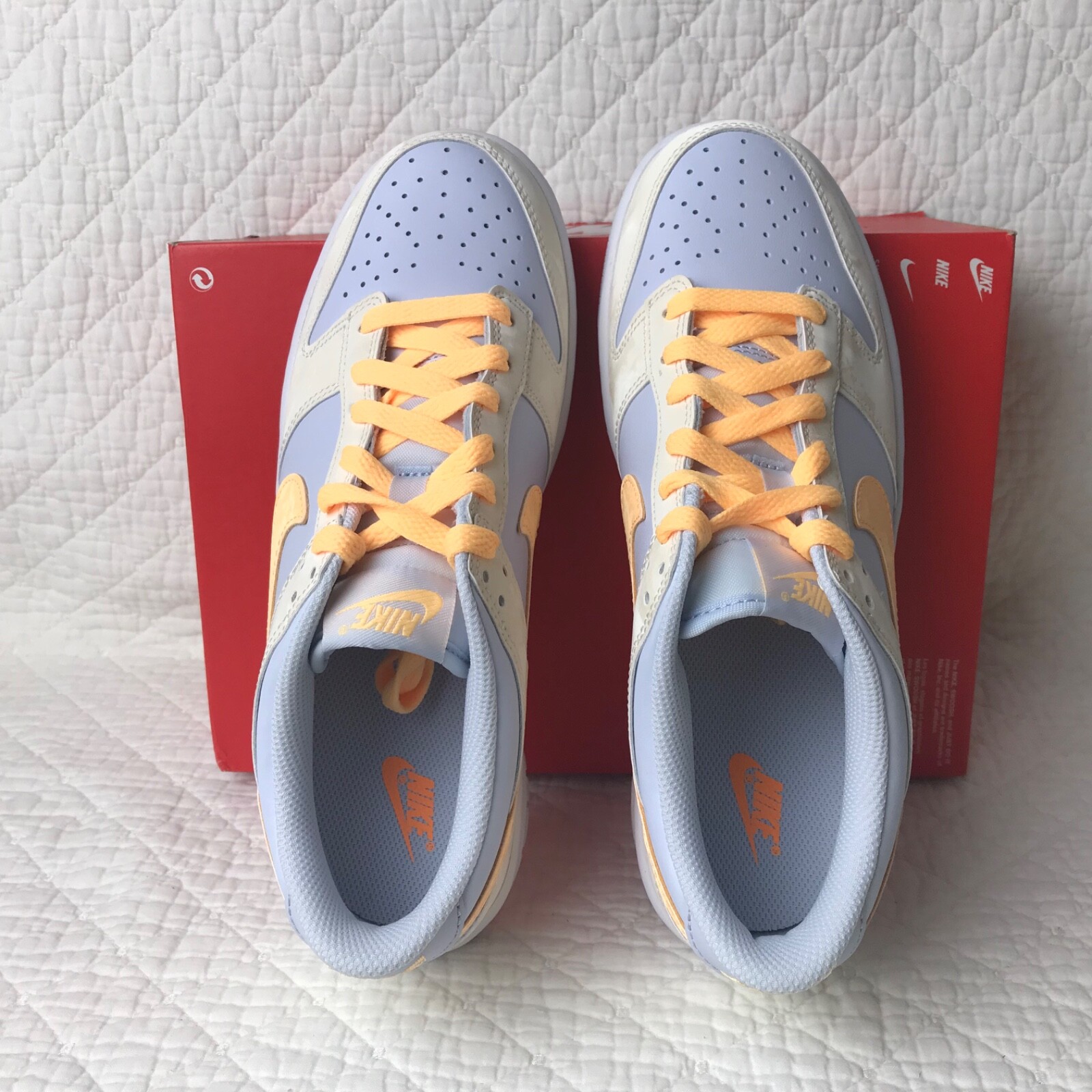 Nike Dunk Low (GS) Shoes Big Kid’s SZ 7Y Pale Ivory/Mellow Tint FB9109 ...