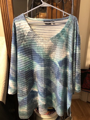 ONQUE WOMENS TUNIC TOP 3X SOFT COMFORT 3/4 SLEEVES | eBay