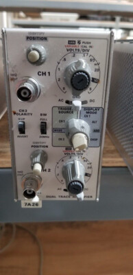 Plug-Ins - Tektronix 7A26 Dual Trace Amplifier