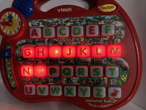 VTech Alphabet Town Touch & Discover ABC Count Spell Phonics - 8 ...