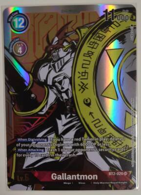 Digimon Card Game - Gallantmon - BT2-020 Eng Alternate Art Foil NM | eBay.de