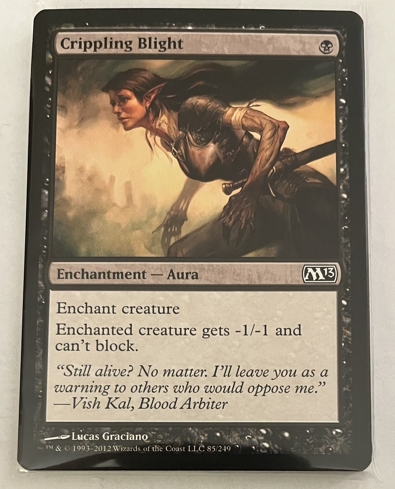 MTG Crippling Blight x4 Magic 2013 85/249 Regular Common | eBay