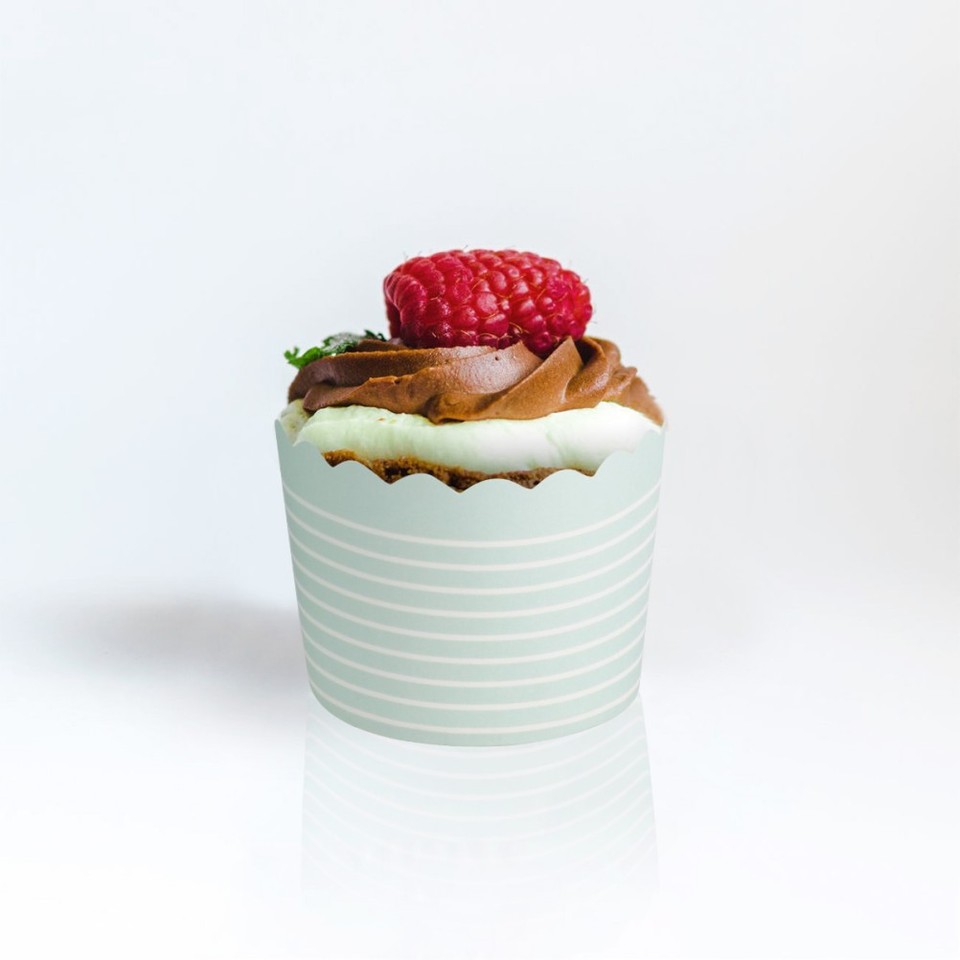 50 pezzi Mini torta di tazze di carta per muffin usa e getta per ...
