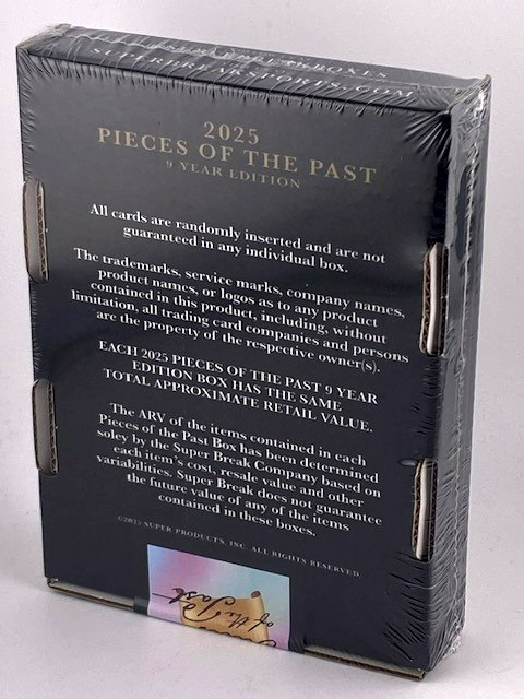 2025 PIECES OF THE PAST 9 YEAR EDITION FACTORY SEALED HOBBY BOX 9 RELIC ...