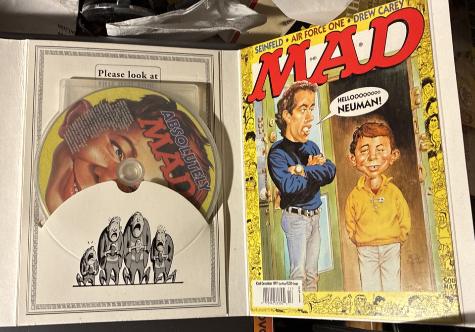 Lot 3: Vintage MAD Magazine 350 1996-Bedside Mad,& Absolutely MAD DVD ...