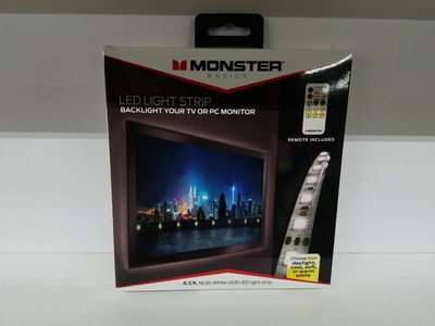 Monster Basics Led Light Strip White | eBay