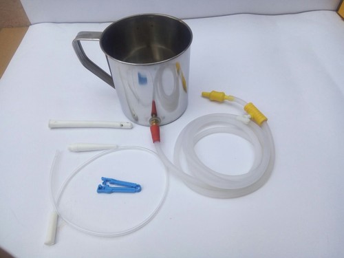 Kit Enema en acier inoxydable boîtes de douche 1, litre avec raccord de ...