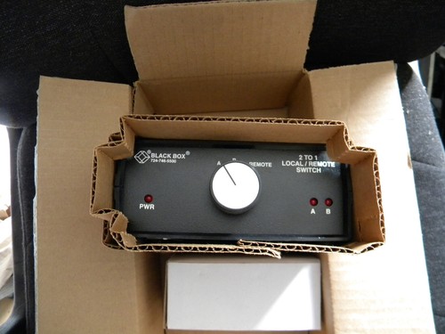 Black Box Serial Two to One Local Remote Switch model SW908A 120V 17W ...