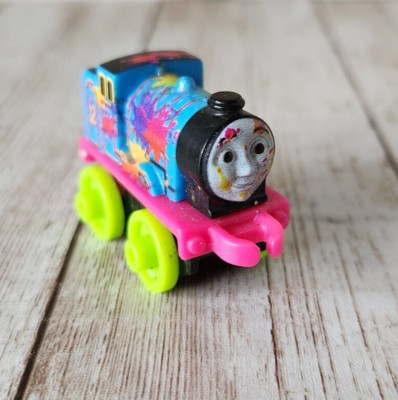 Thomas & Friends Tank Train Mini Series Paint Splatter Edward Engine | eBay