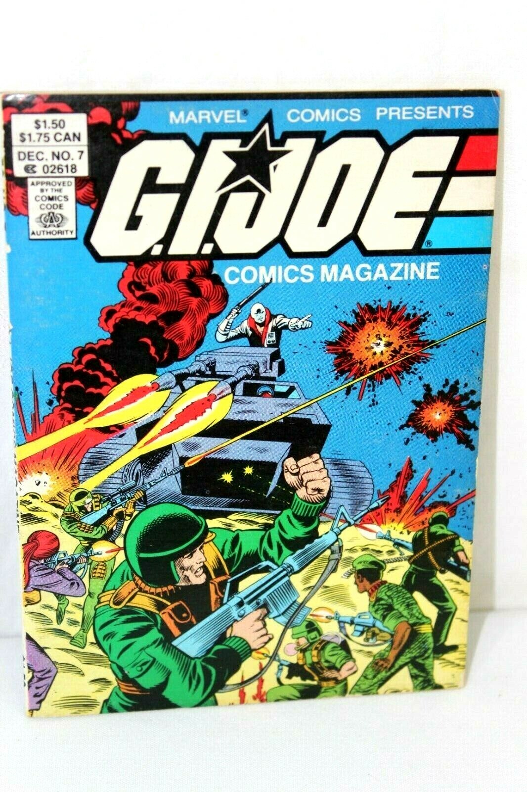 G.I. GI Joe #7 Comics Magazine Herb Trimpe John Byrne 1987 Marvel ...