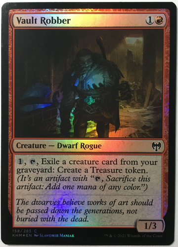 MTG VAULT ROBBER 158/285 KALDHEIM COMMON FOIL NEAR MINT | eBay