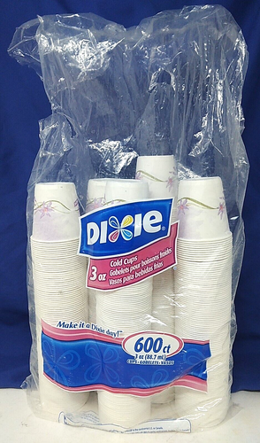 Open Pack Dixie Refill Cups 3 oz. Approximately 400 Floral Design ...