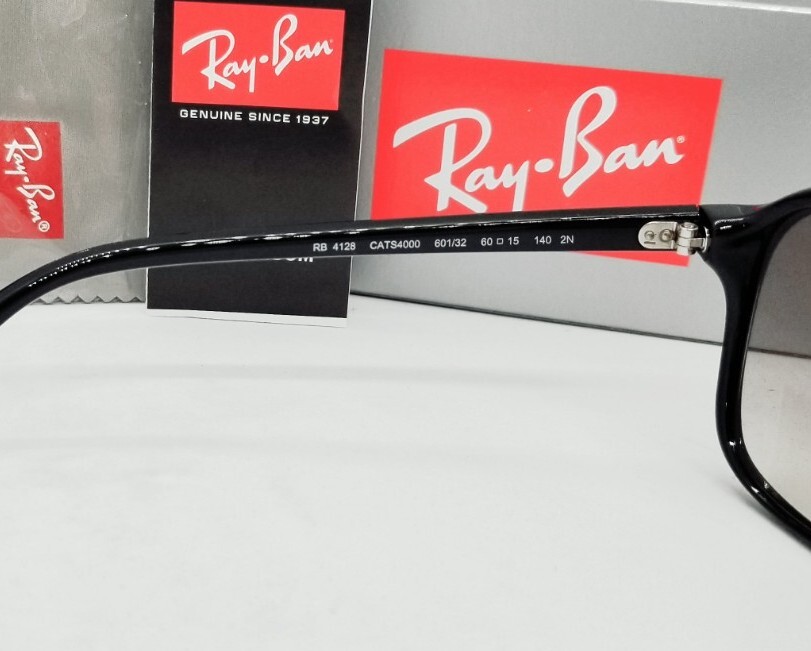Ray Ban CATS 4000 black/crystal grey gradient RB4128 601/32 60 ...