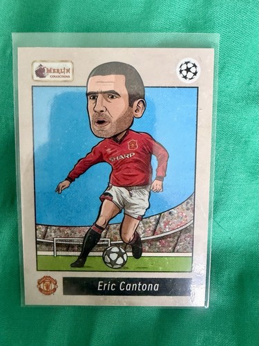 Eric Cantona Bobblehead Insert Manchester United 23/24 Topps Merlin ...