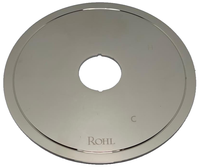 ROHL 189084PN, Round Faceplate Escutcheon with Modern Etching, Polished ...