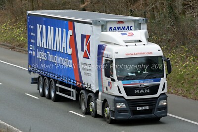 Truck Photo 12x8 - MAN TGX 26.470 - Kammac Logistics - MV70 XEB | eBay