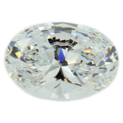 Loose Oval Cut Clear CZ Stone Single Cubic Zirconia Birthstone Best ...