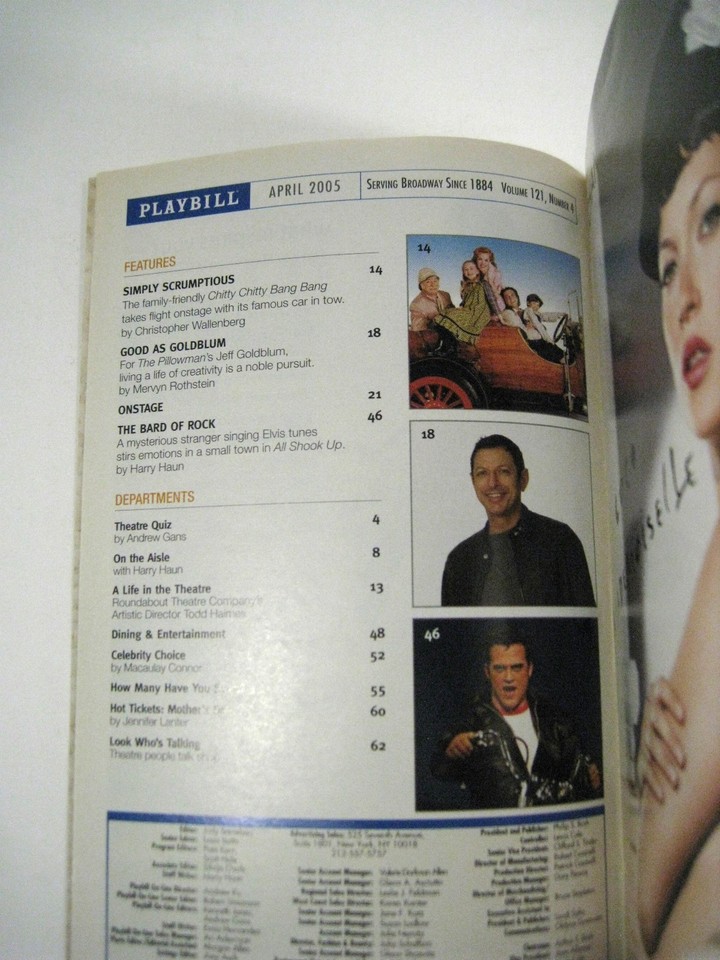 Julius Caesar Playbill April 2005 Belasco Theatre Denzel Washington ...