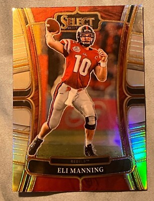 2023 Panini Select Draft Picks #100 Eli Manning Silver Prizm | eBay