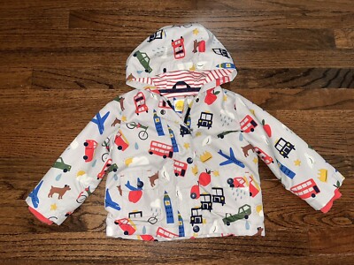 Mini Boden Baby 18-24 Mon 18 24 Months London Raincoat Rain Coat Jacket ...