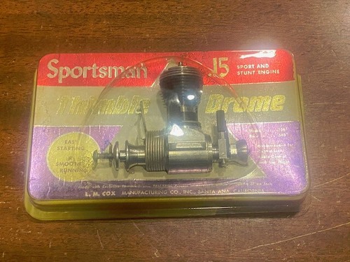 Vintage Cox Sportsman 15 Model Airplane Engine NOS IOB | eBay