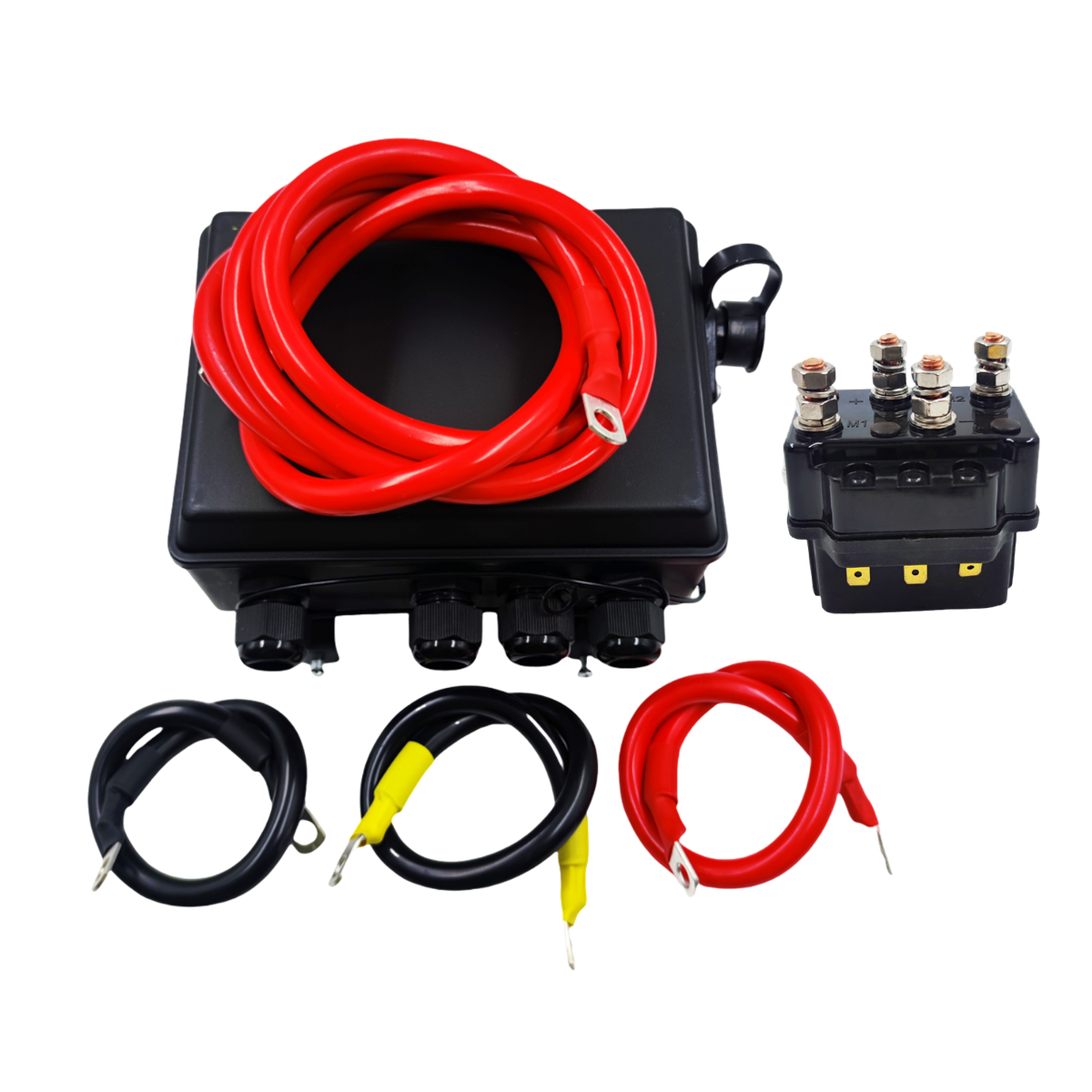 5000 Pound Winch Solenoid GRIPWAY Solenoid Relay 12V 500A Winch Relay ...