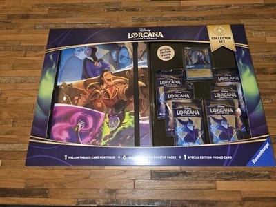 Disney Lorcana First Chapter Collector Set Bundle - 6 packs, portfolio ...