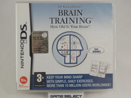 Dr Kawashima's Brain Training Nintendo DS DSi 2DS 3DS PAL UK Original ...