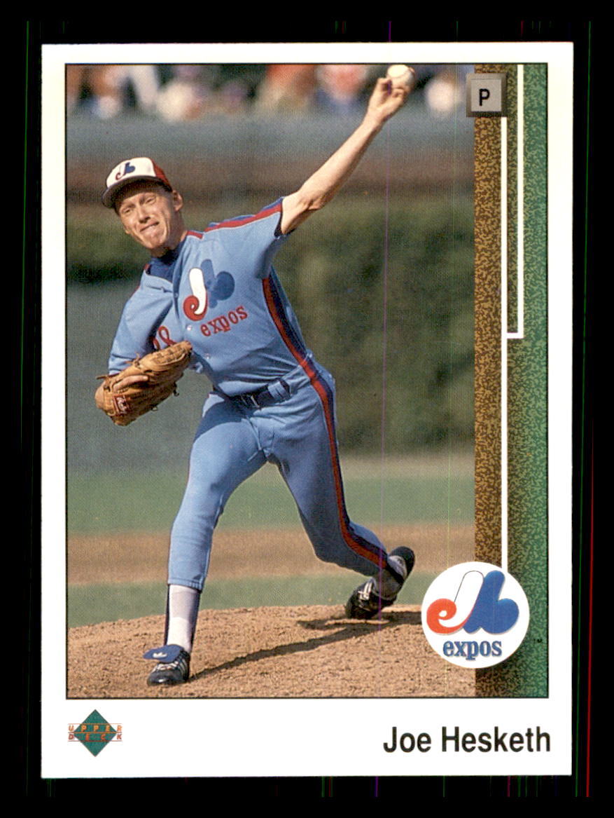 1989 BASEBALL 1989 Upper Deck Joe Hesketh Montreal Expos #60 1 | eBay