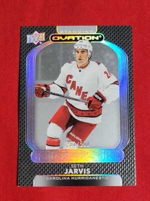 2021-22 Upper Deck Ovation Seth Jarvis 253/500 Standing Ovation Rookie ...