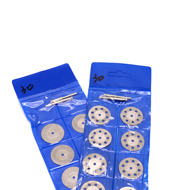 16mm - 60mm Mini Diamond Circular Saw Blade Cutting Discs Set Mandrel ...