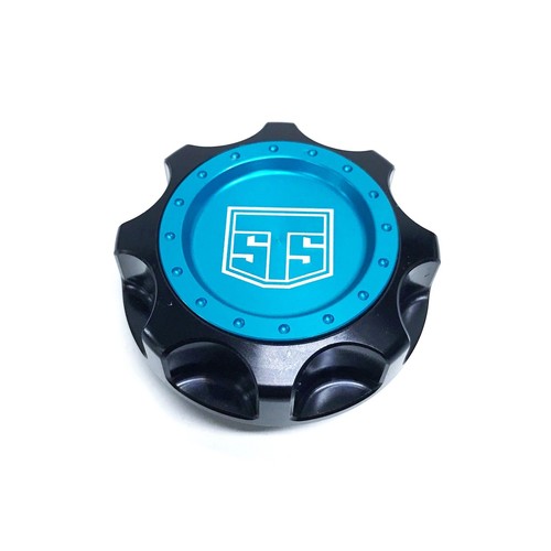 TEAL/BLACK TSS Billet Oil Cap fits Nissan RB20 / RB25 / RB26 / RB30 ...