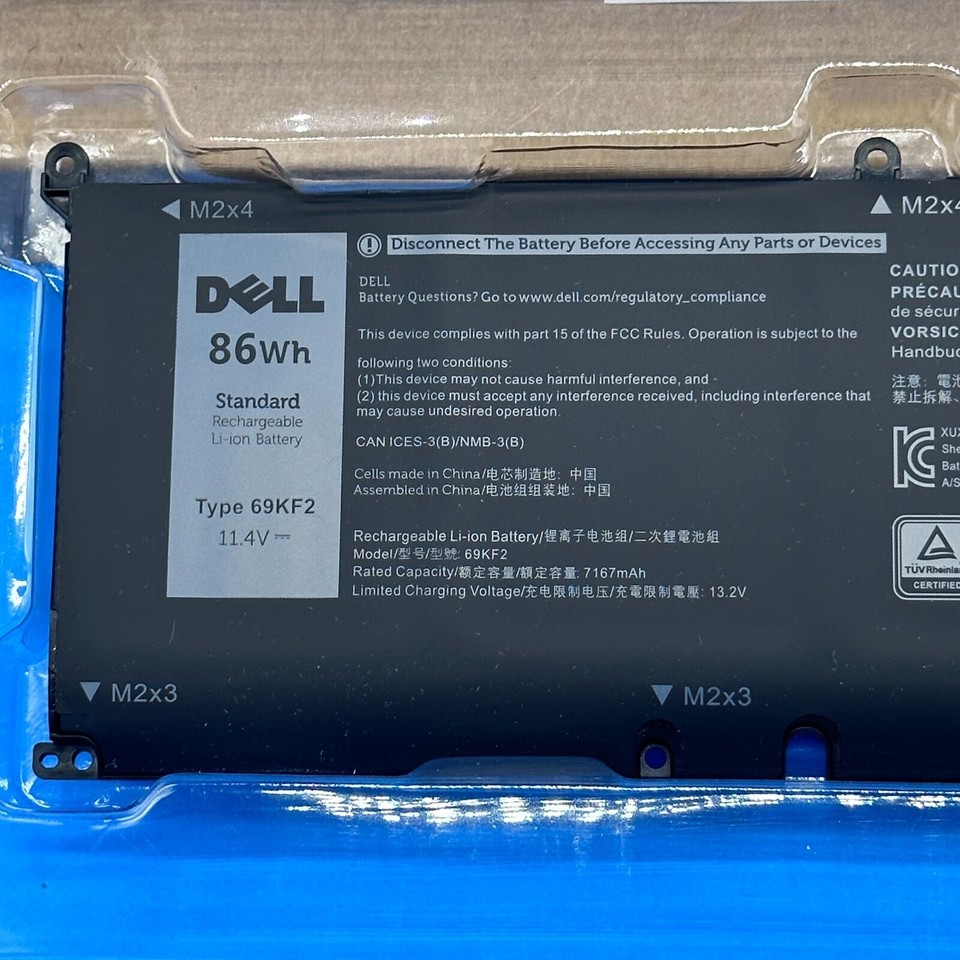 Genuine Battery for Dell Alienware M15 R5 M15 R6 M15 R7 M17 R4 70N2F ...