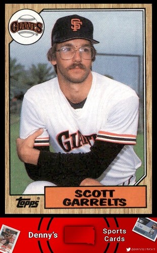 1987 Topps #475 Scott Garrelts San Francisco Giants Baseball Card | eBay