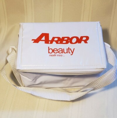 Vintage Arbor Drug Store Vinyl Tote Makeup Beauty Bag Padded NEVER USED ...