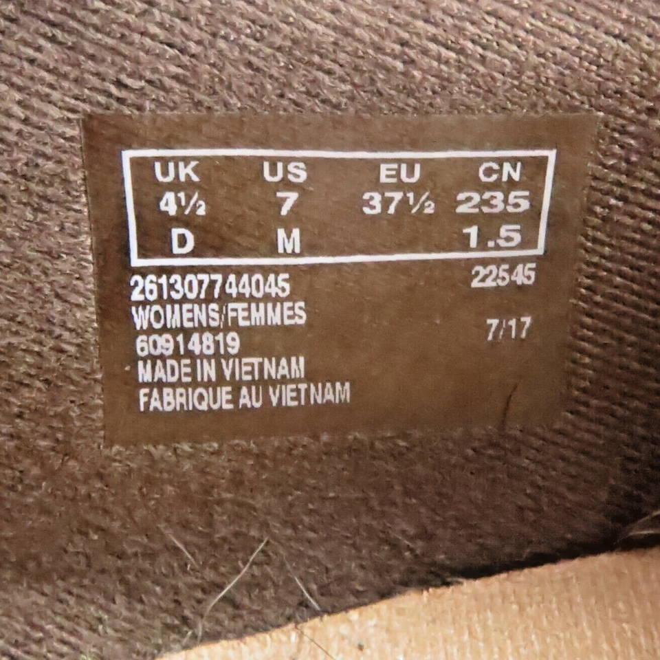 Clarks GENETTE LOOP Loafers Womens Size 7M Brown Leather Side-Zip Slip ...