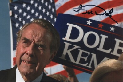Bob Dole Signed 4x6 Photo COA | eBay