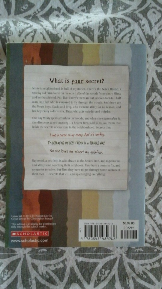 The Secret Tree by Natalie Standiford Paperback Book Scholastic | eBay