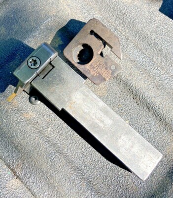 A) Valenite VHDBSN-16 Metal Lathe Face Grooving Trepanning Tool Holder ...