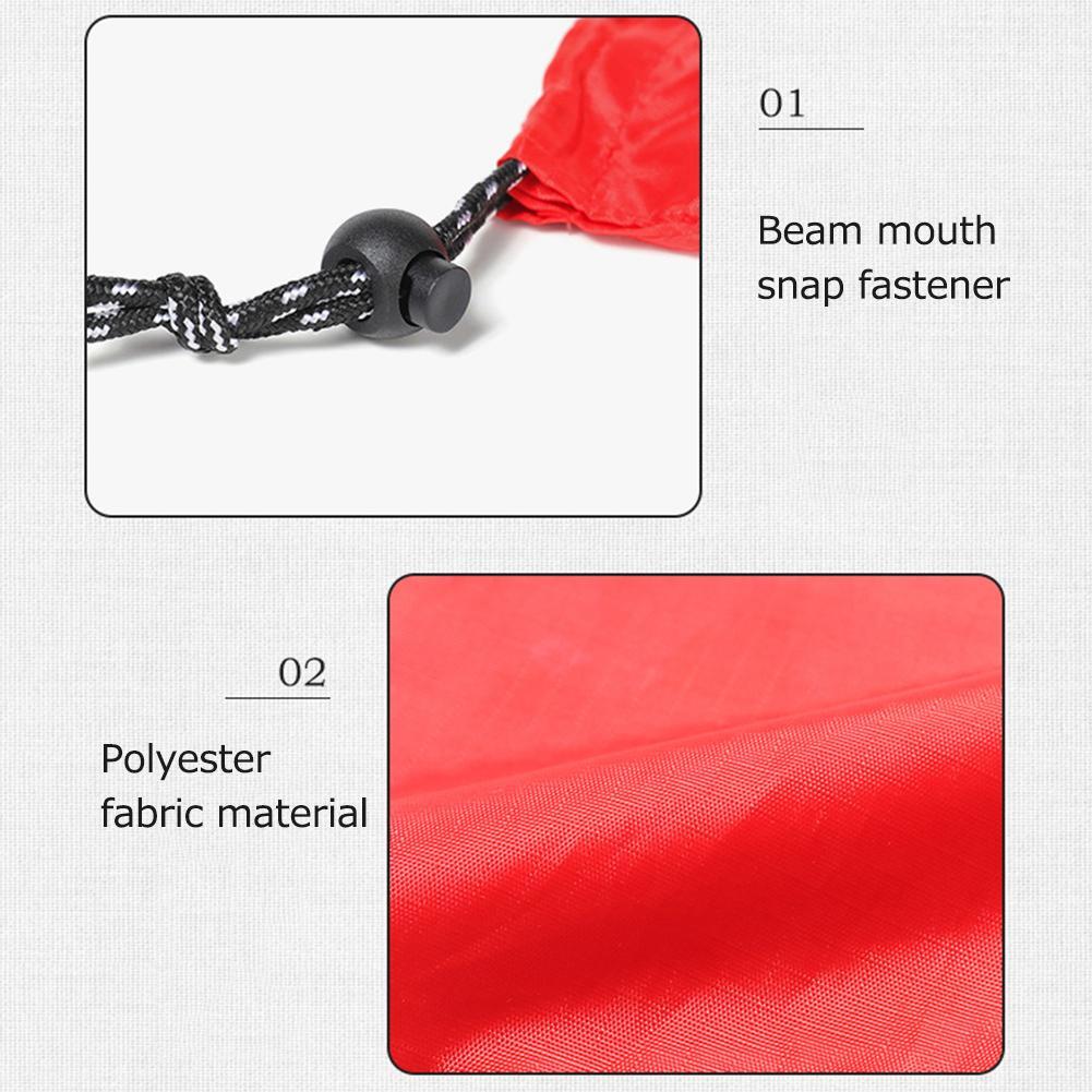 Drawstring Camping Storage Bags Travel Outdoor EDC Pouch Sundry Pouch ...