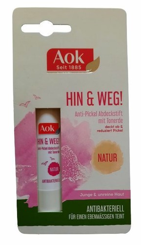 Aok Anti-Pickel Abdeckstift mit Tonerde, Natur, antibakteriell | eBay