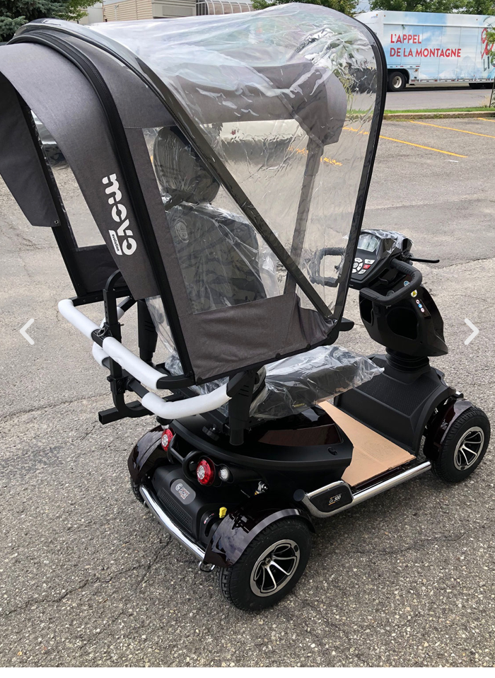 Mobility Scooter Canopy MOVO EVOLUTION Weather Rain Sun Shade Wind ...