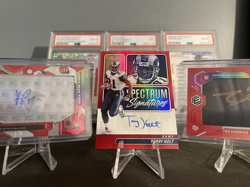 2022 Panini Absolute - Spectrum Signatures Torry Holt #SPEC-TH Blue /25 ...