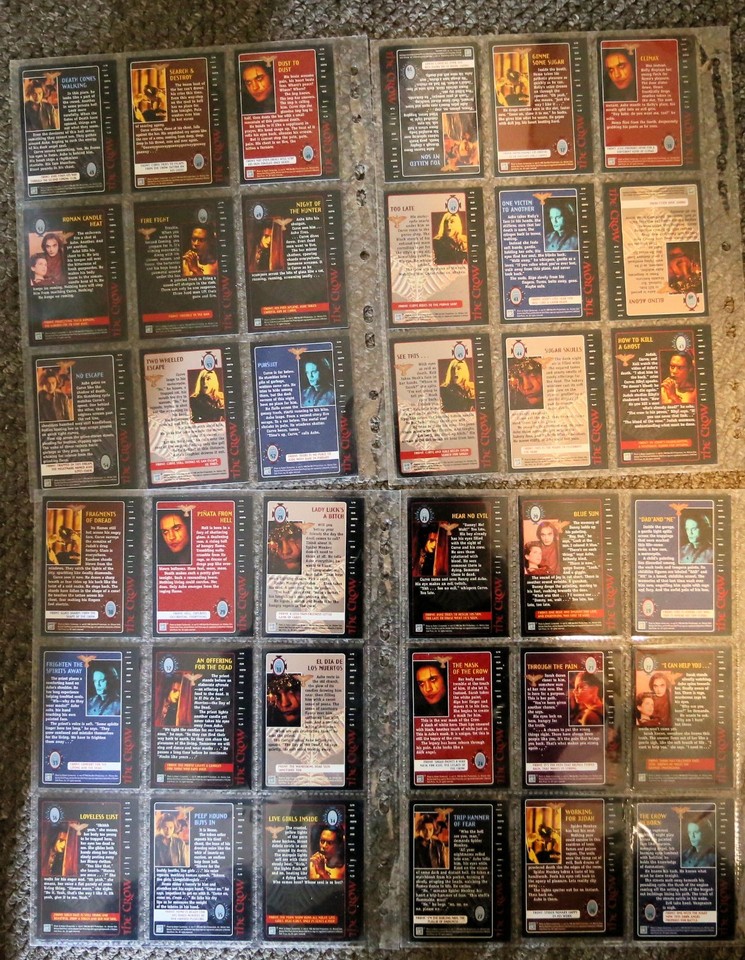 CROW 1996 IGGY POP COMPLETE SET 90 TRADING CARDS FROM KITCHEN SINK ...