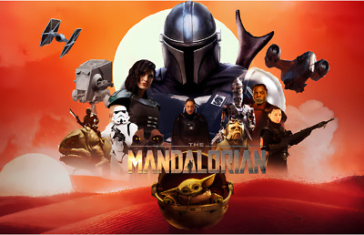 Stern Mandalorian Pinball Machine Custom TRANSLITE #4 | eBay