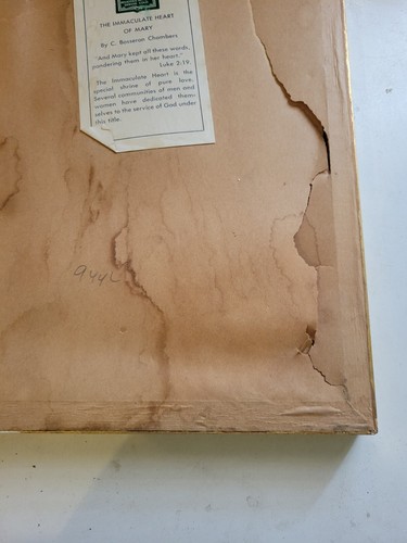Antique Publication of THE IMMACULATE HEART OF MARY | eBay